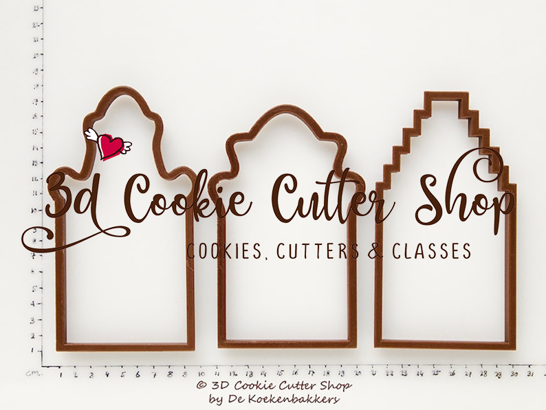 Amsterdam Canal House Cookie Cutter Set (Facades) | Clay Cutters | Fon ...