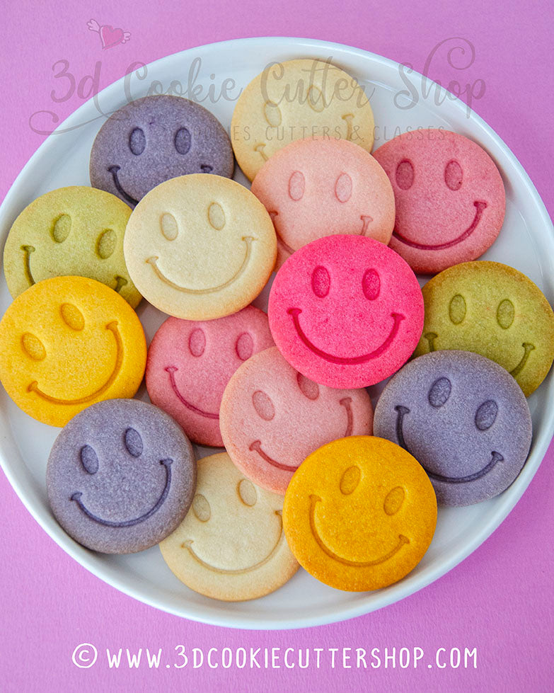 Smiley Cookie Cutter & Stamp | Biscuit - Fondant - Clay Cutter | Keksa ...