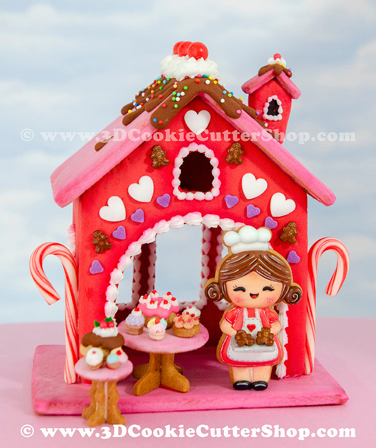 Arched Gingerbread House Cutter Set | Gingerbread House Kit – 3D Cookie ...