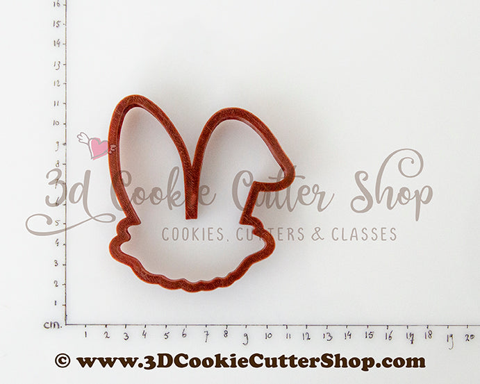 Bunny Ears with Flowers Cookie Cutter – 3D Cookie Cutter Shop