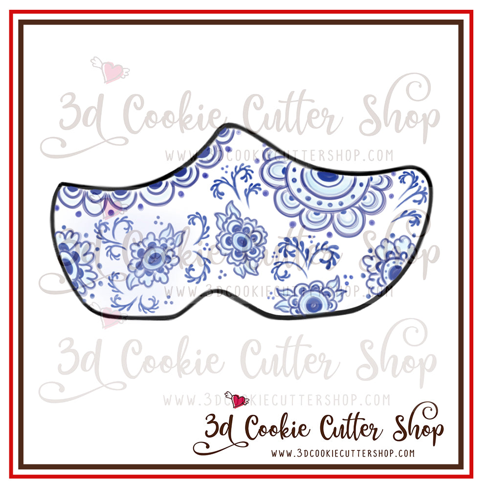 Wooden Shoe / Clog Cookie Cutter – 3D Cookie Cutter Shop