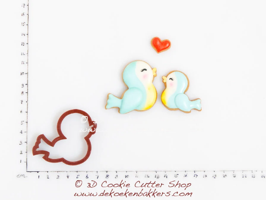 Bird Cookie Cutter – 3D Cookie Cutter Shop