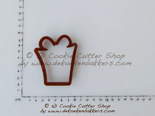 Gift Box #1 Cookie Cutter – 3D Cookie Cutter Shop